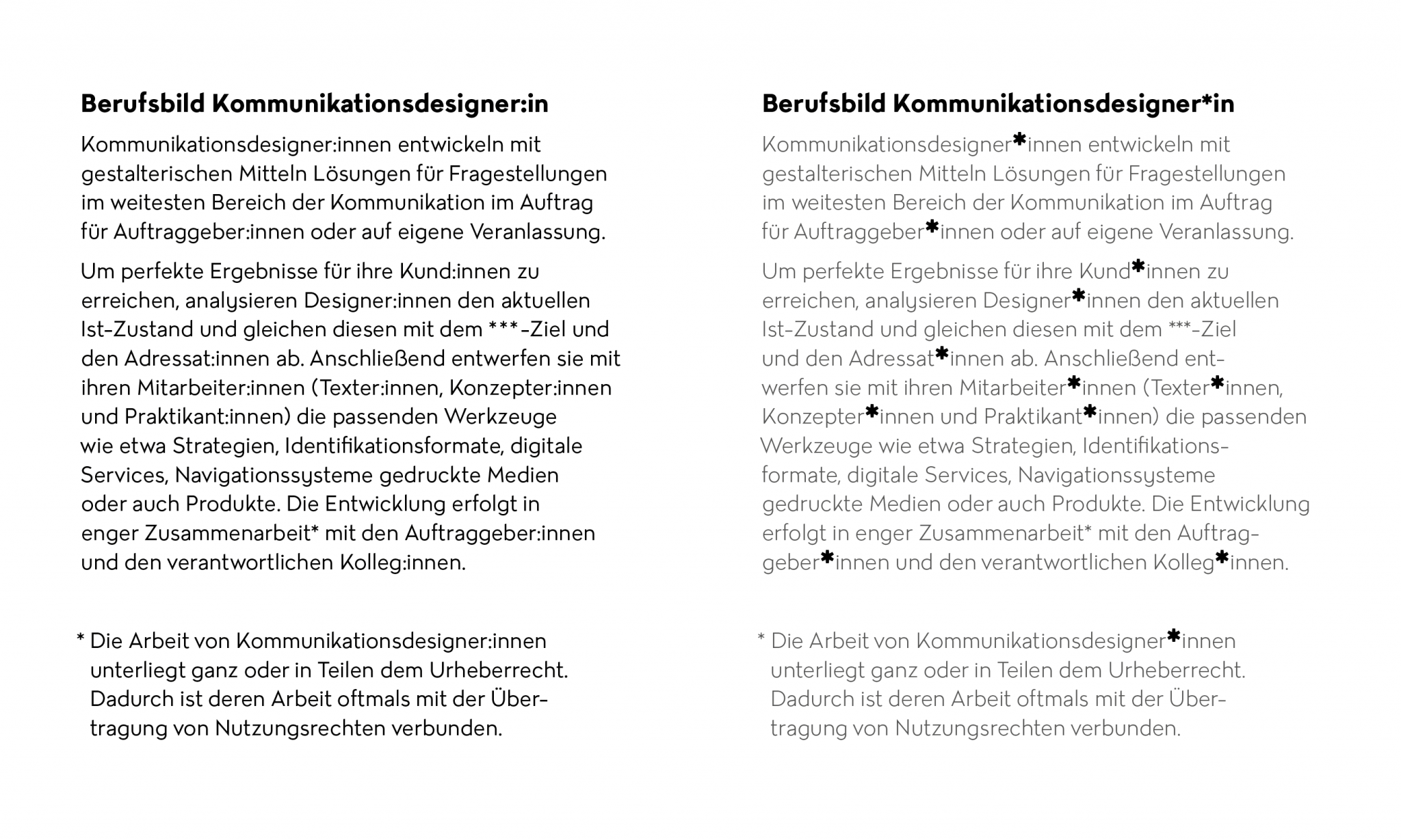 Schöner Gendern mit InDesign und GREP - Perspektiven BDG